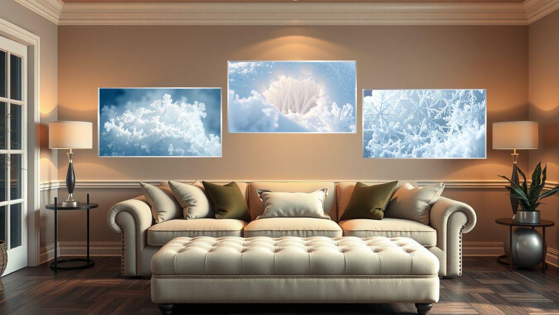 Snowdrift Texture Print – 3 Winter Snow Landscapes - Etsy