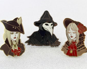 Bloodborne NPC & Enemy Hard Enamel Pins - Etsy