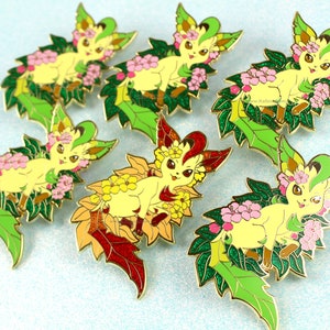 Leafeon and Glaceon Enamel Pins - Etsy