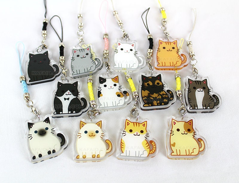 Cat Charms - Etsy