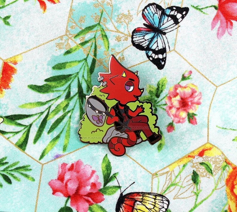 Flick Enamel Pin | Etsy