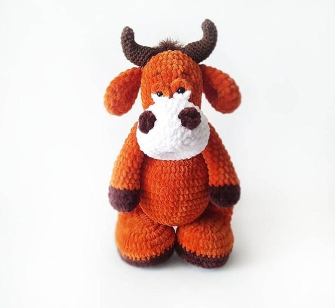 CROCHET PATTERN Bull / Amigurumi Tutorial PDF File - Etsy