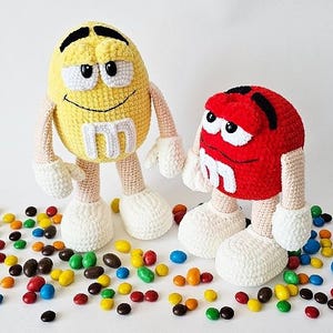 CROCHET PATTERNS: A Set of 2 as in the Photo / Amigurumi Tutorial PDF ...