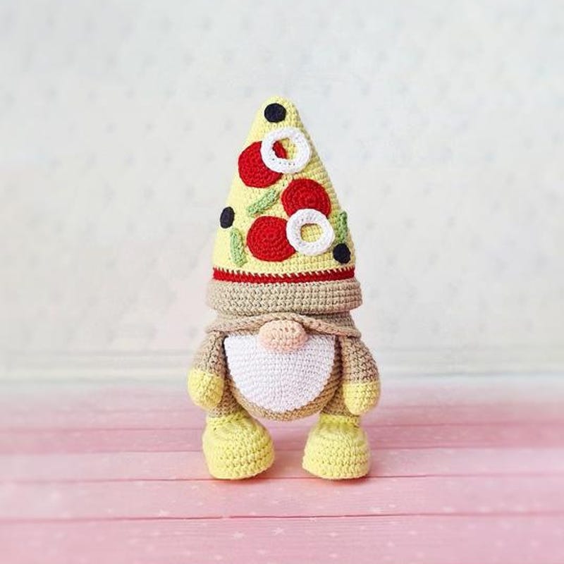 Pizza Knitting Pattern - Etsy
