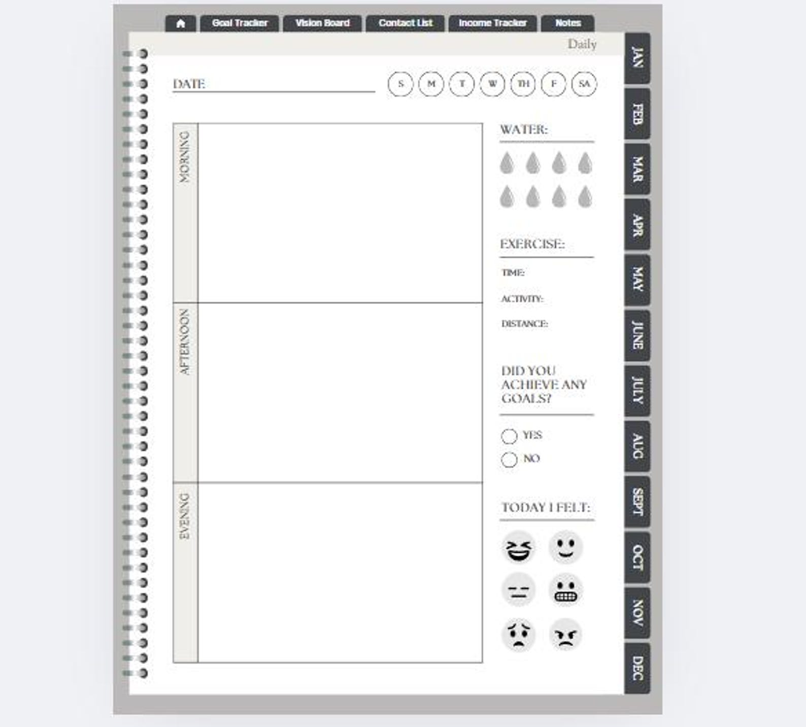 2025 Printable Planner, Digital Planner Bundle. Editable Canva Template ...