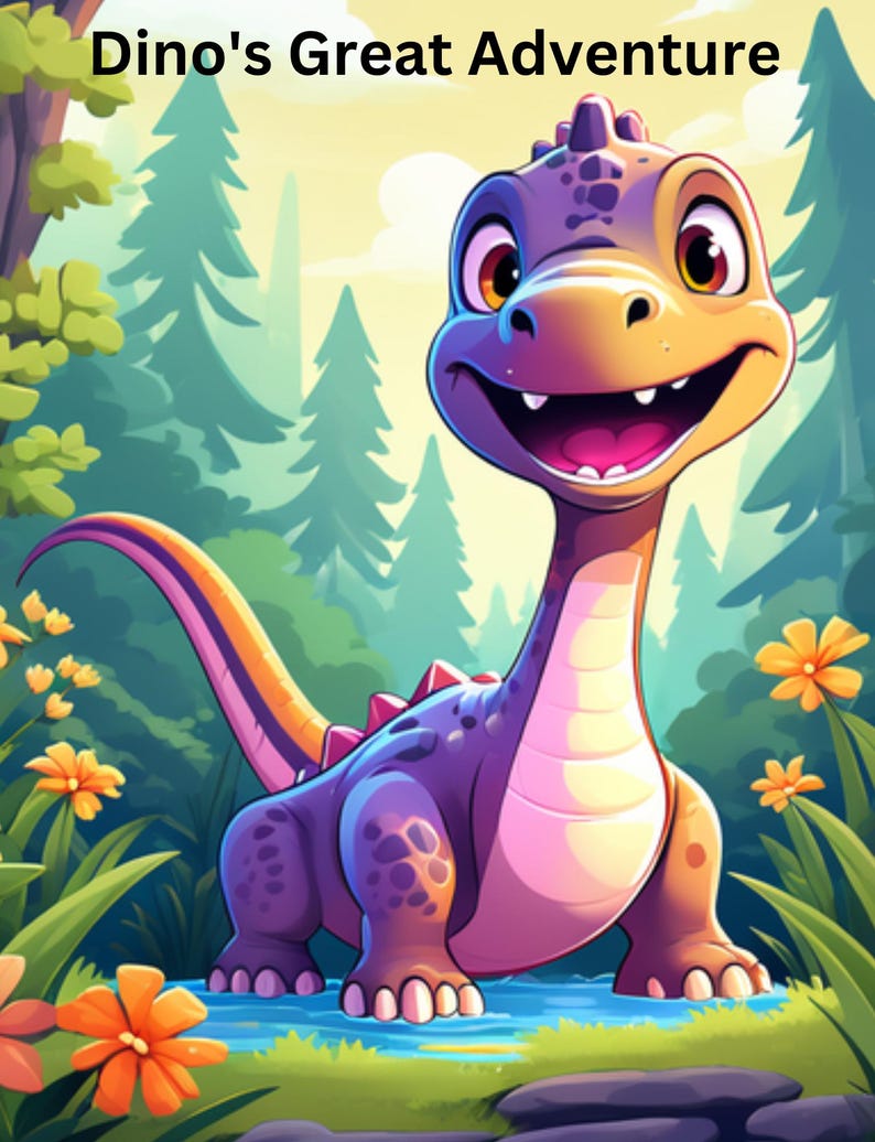 Adventures With Dinosaurs. Five Printable Dinosaur Short Stories With ...