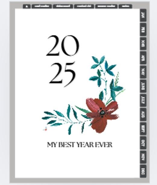 2025 Printable Planner, Digital Planner Bundle. Editable Canva Template ...