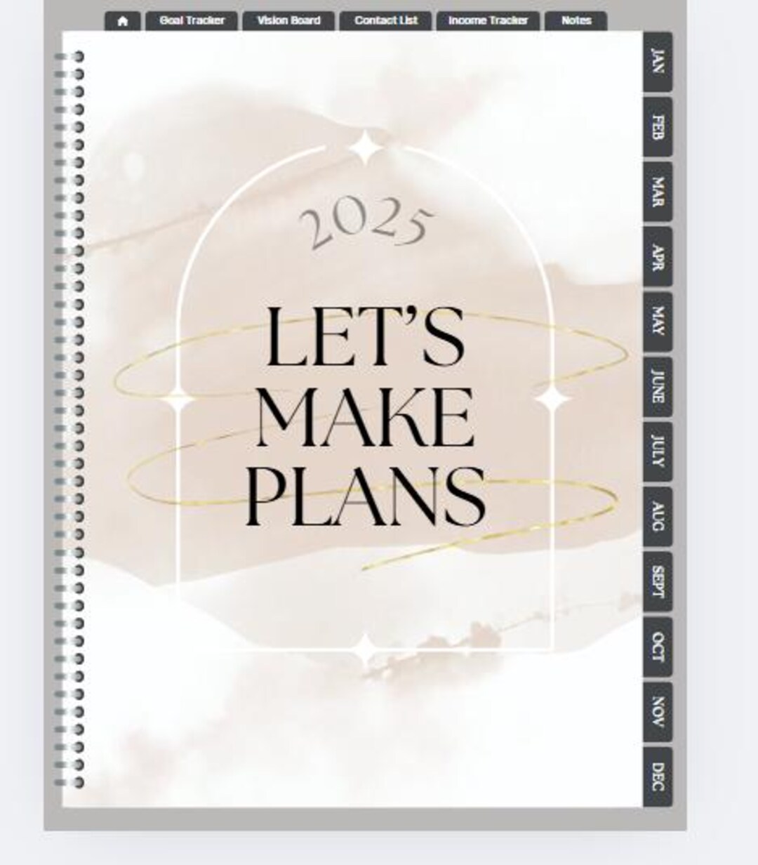 2025 Printable Planner, Digital Planner Bundle. Editable Canva Template ...