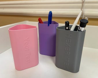 Triangle Pencil Cup - Etsy