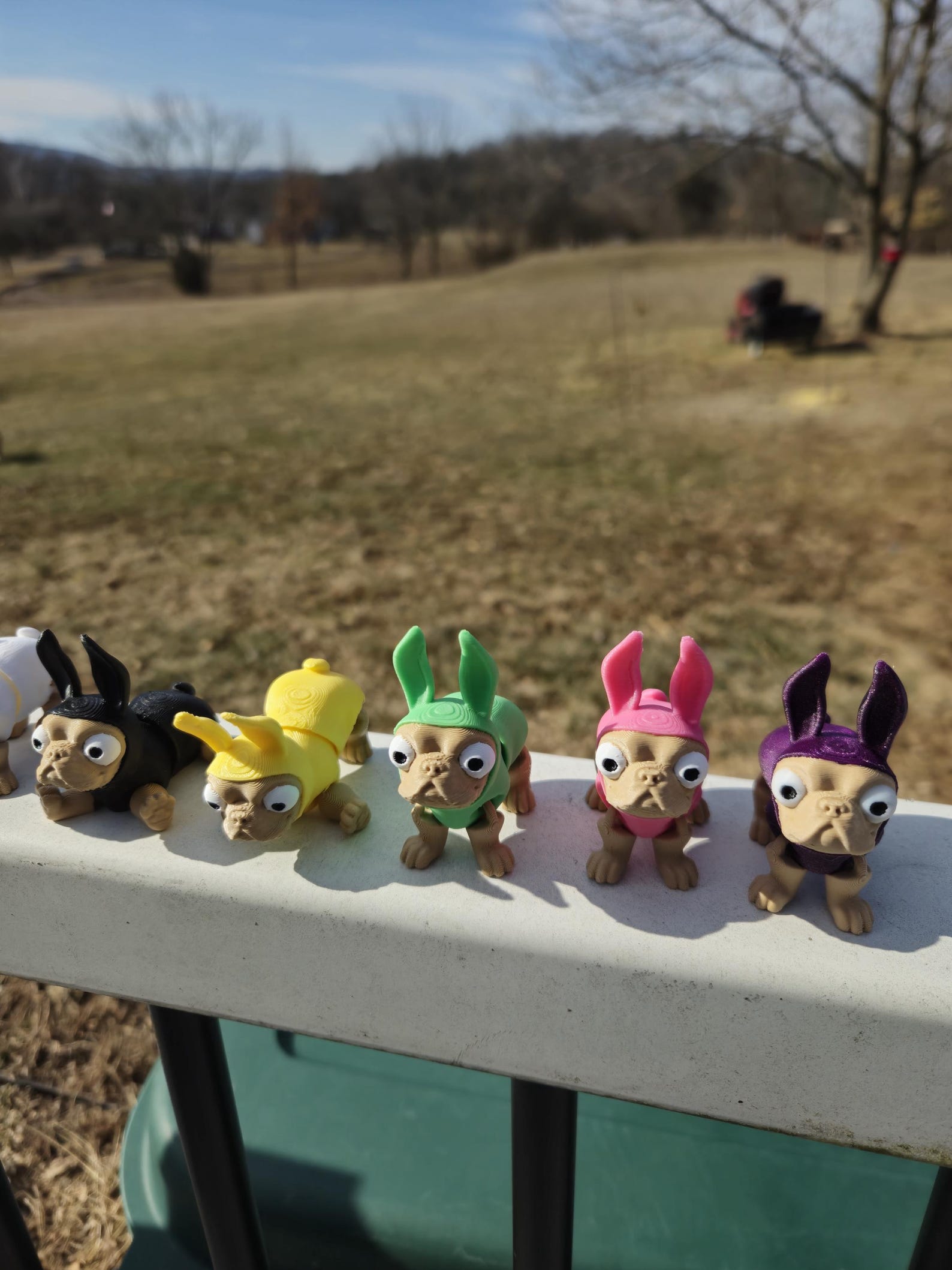 Pugsley the Easter Puppy Set of 3 random Colors - Etsy