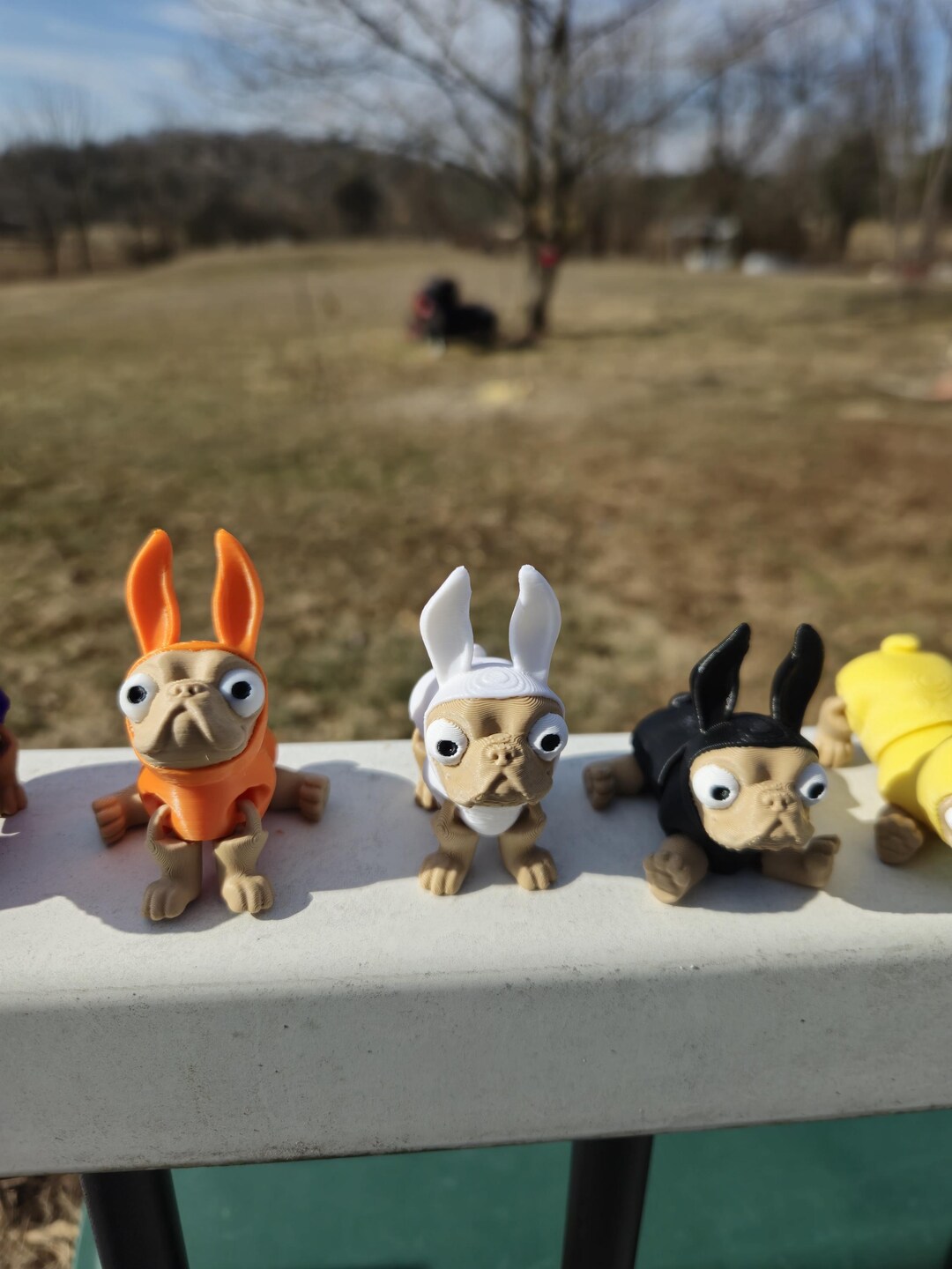 Pugsley the Easter Puppy Set of 3 random Colors - Etsy
