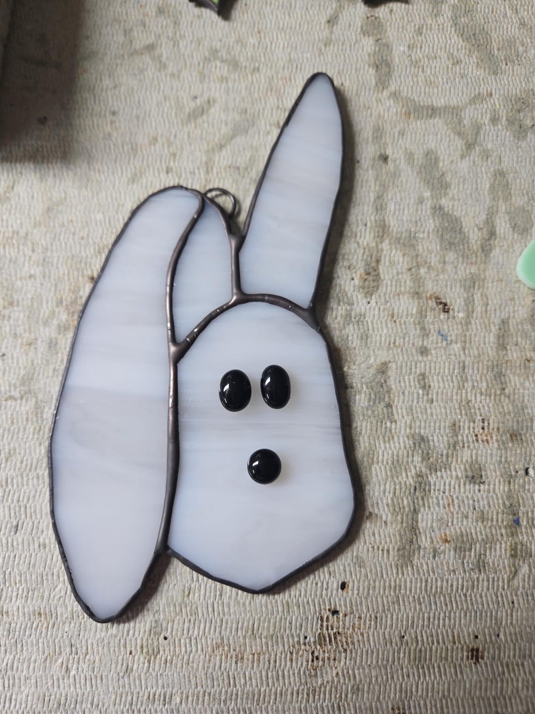 Stained Glass Bunny Easter Bunny Suncatcher - Etsy