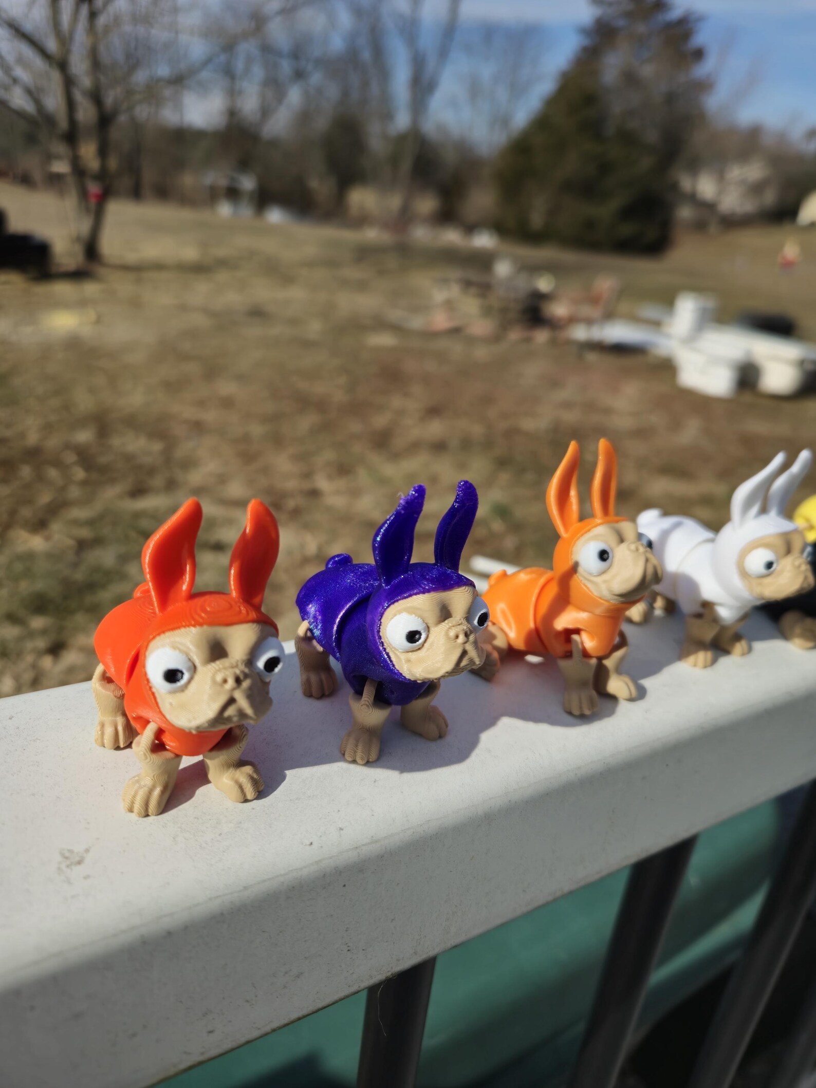 Pugsley the Easter Puppy Set of 3 random Colors - Etsy