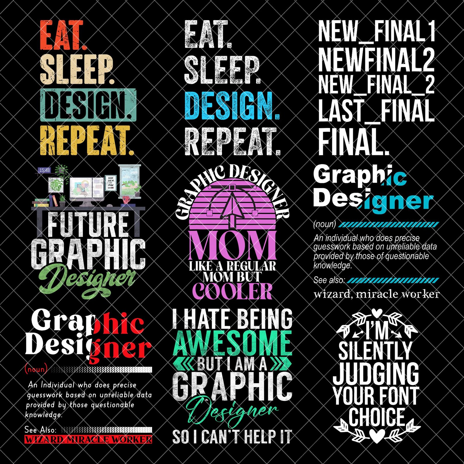 Graphic Designer Bundle PNG, Graphic Design Service Png Digital ...
