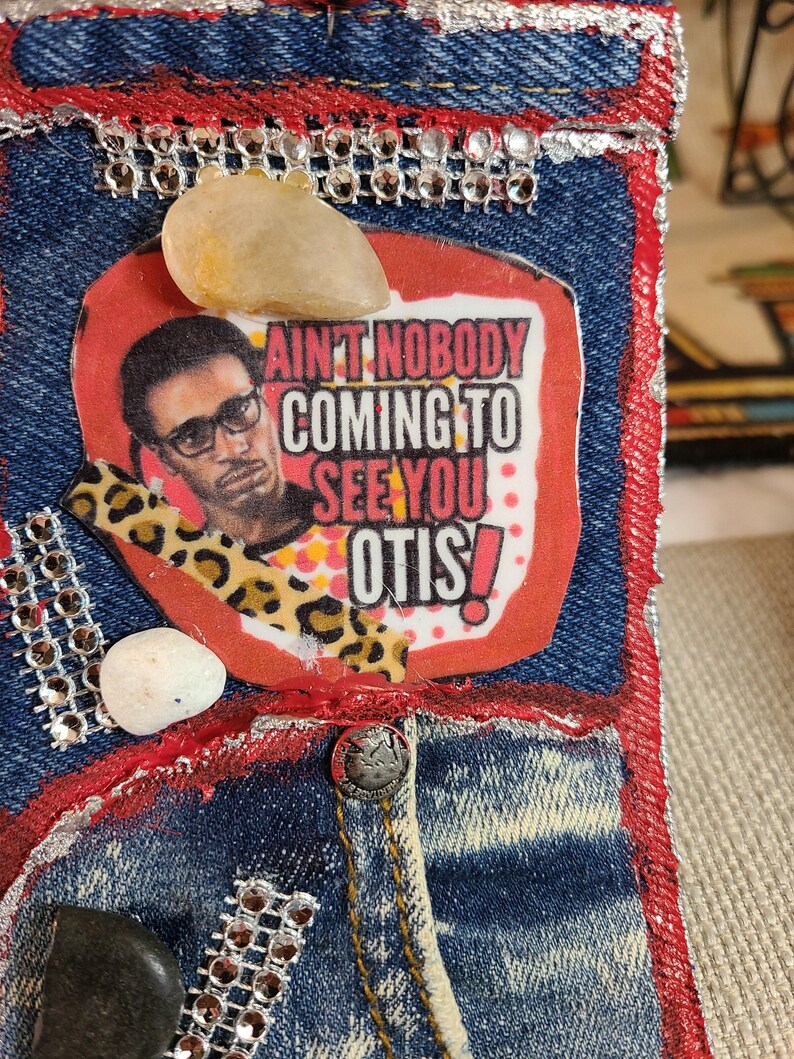 Upcycled David Ruffin Ain't Nobody Coming to See You Otis Fabric Junk ...