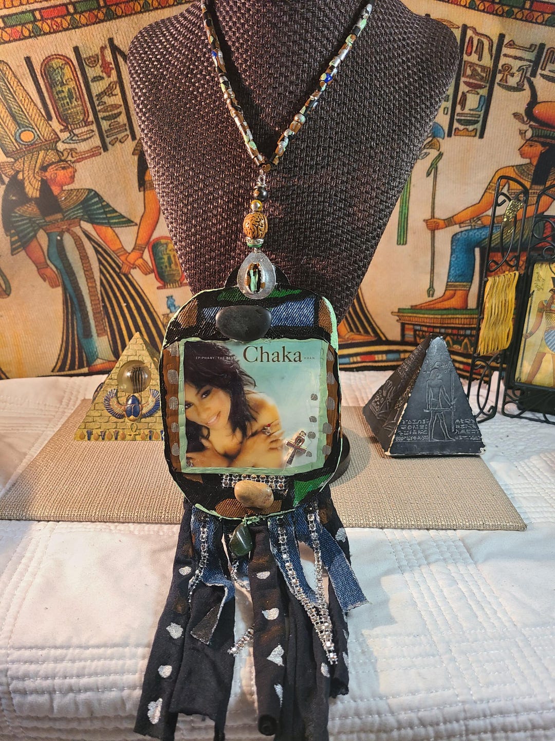 The Legendary Chaka Khan Album Cover 80's Album Cover Necklace, Chaka ...