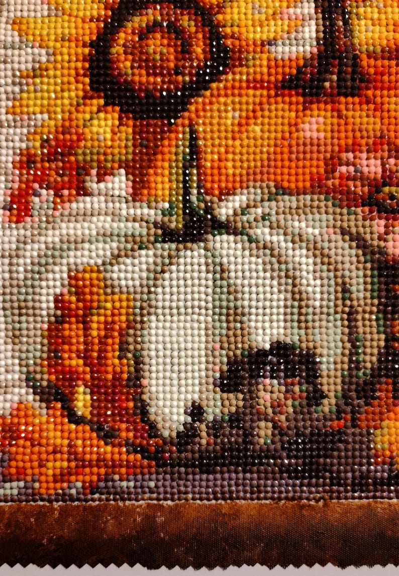 Fall Completed Diamond Painting 30x40cm Unframed Round Drill Fall ...