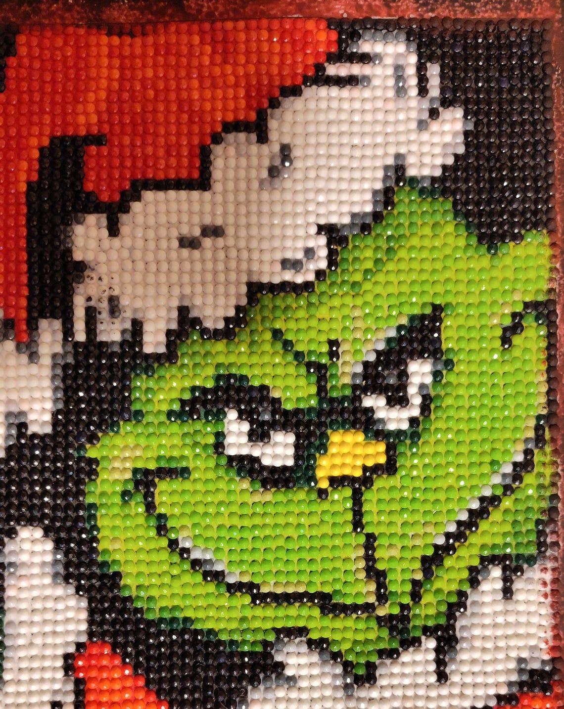 Grinch Completed Diamond Painting Unframed 30x40cm Round Drill Grinch ...