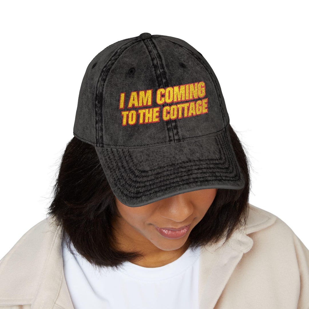 I Am Coming to the Cottage Cap | Embroidered Vintage Dad Hat - Etsy