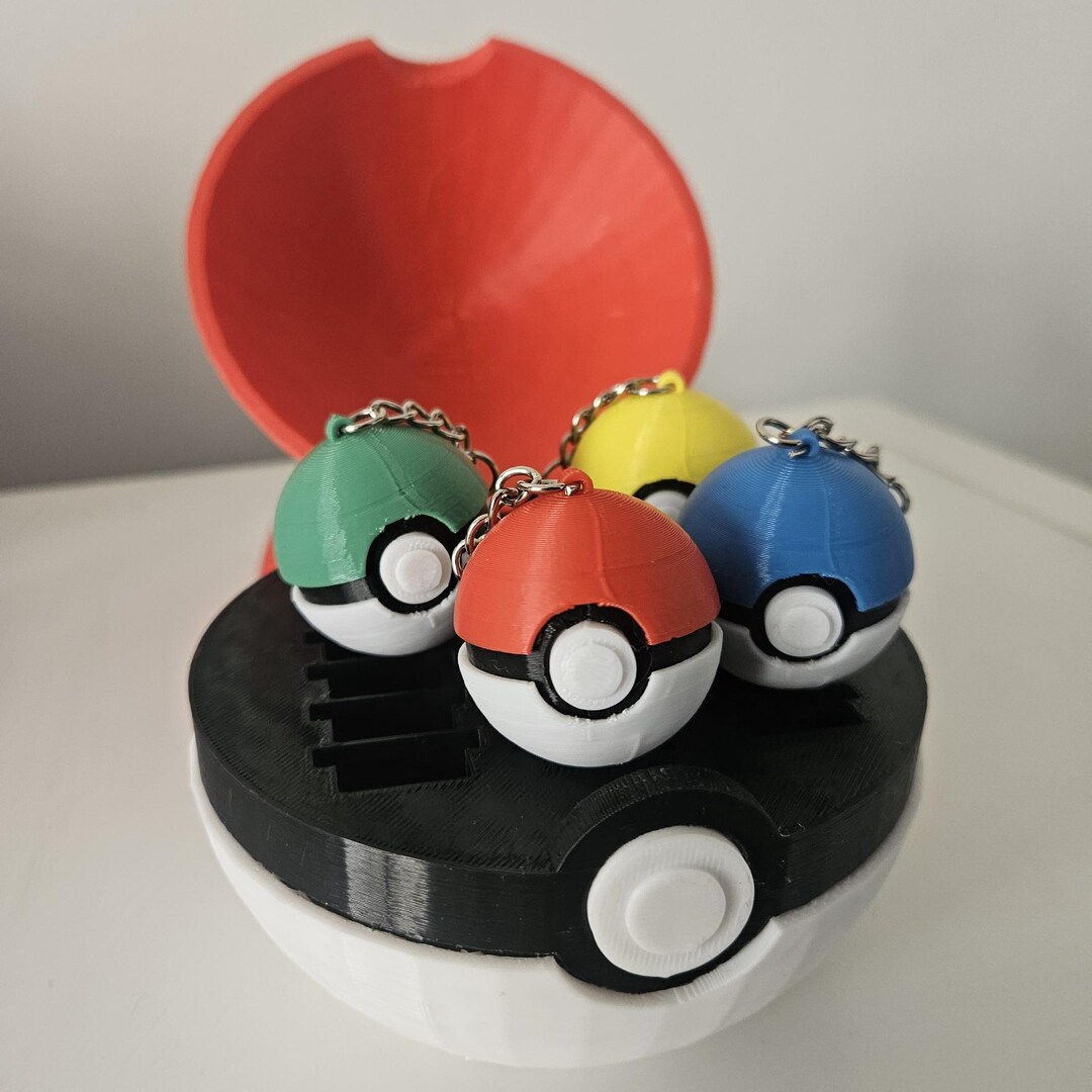 Set of 8 Pokéball Keychains / Lot De 8 Porte-clé Pokéball – Choose Your ...