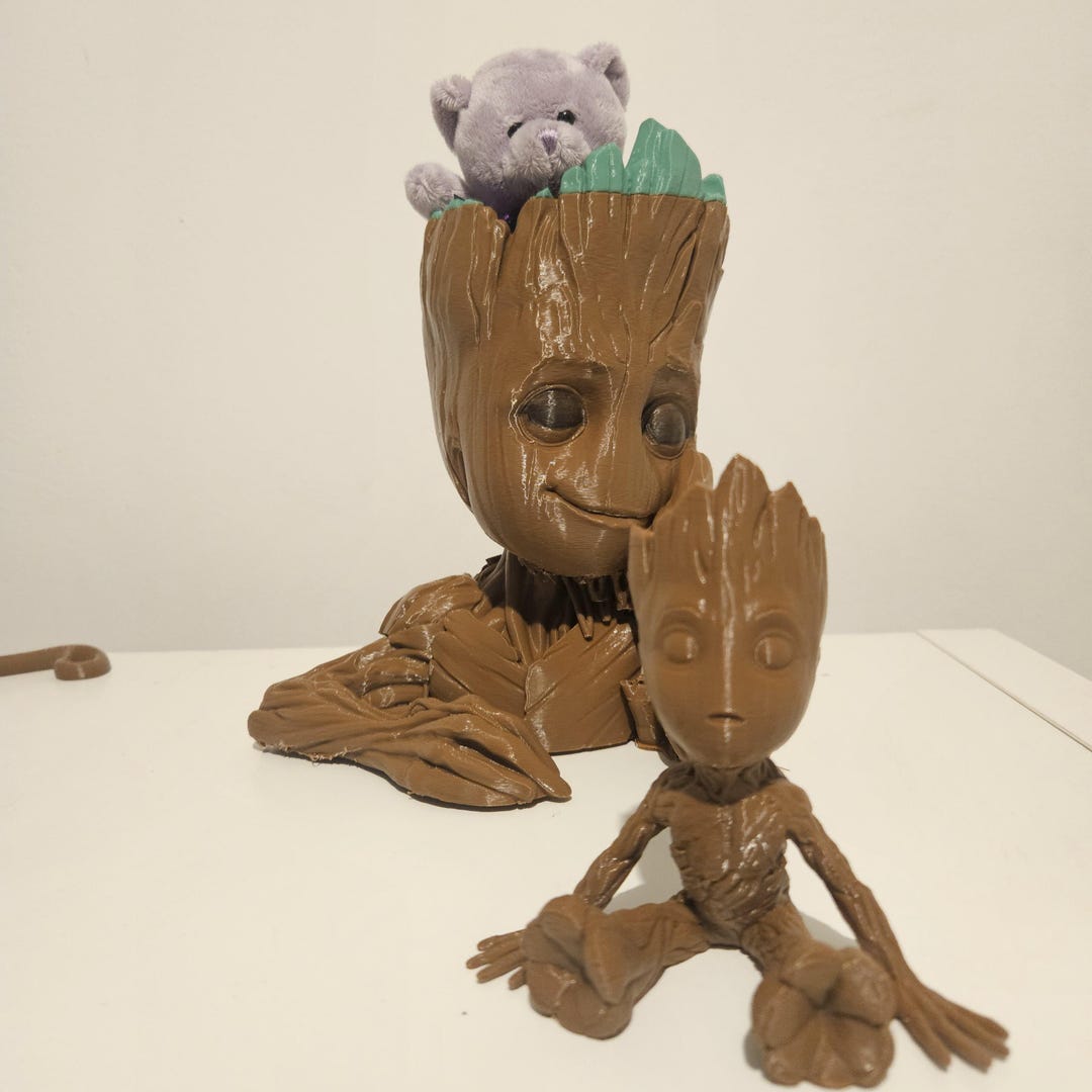 3D Printed Groot Figurine / 3D Printed Groot Figurine - Etsy