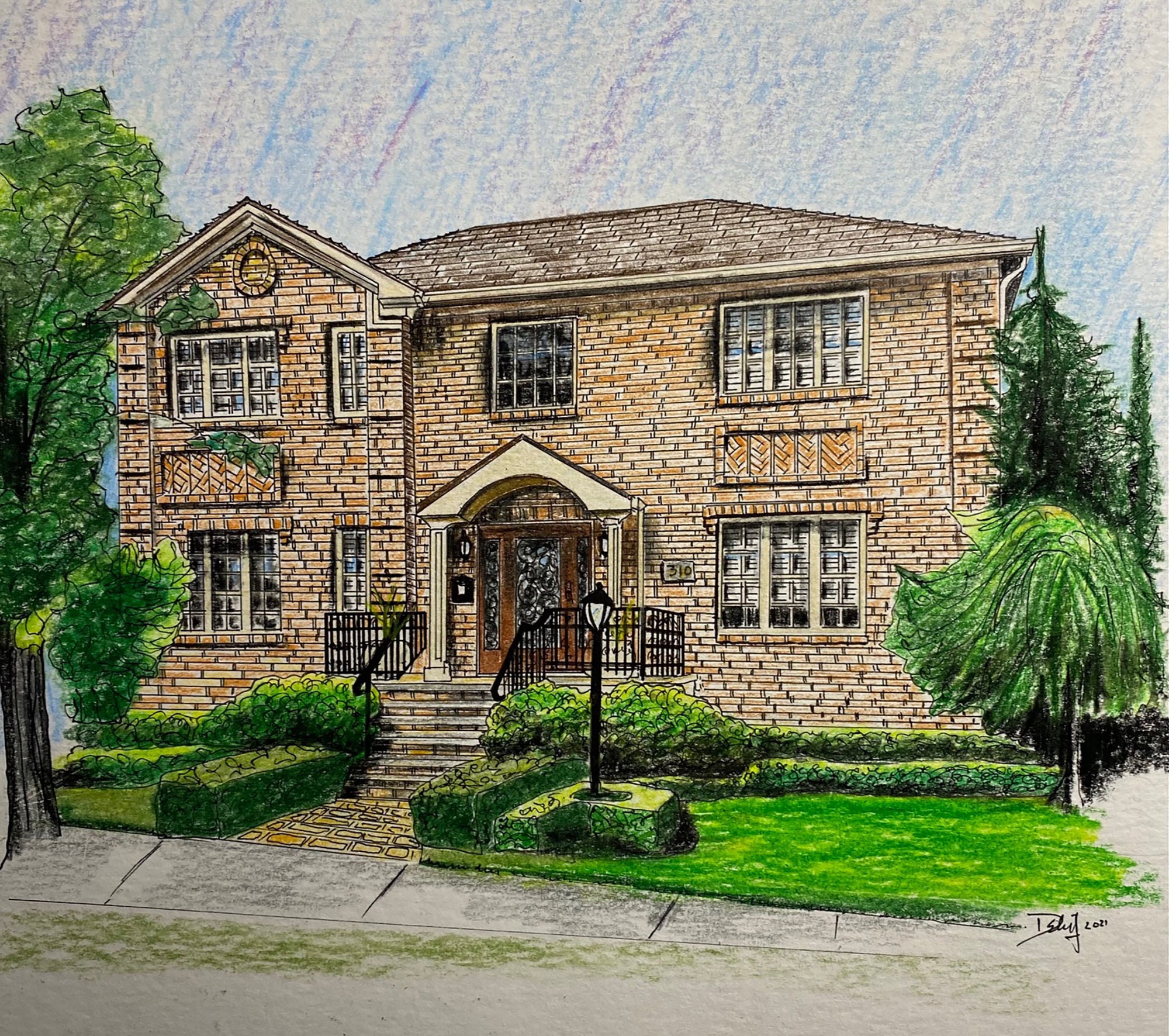 Beautiful House Portraits From Your Own Photographs - Etsy