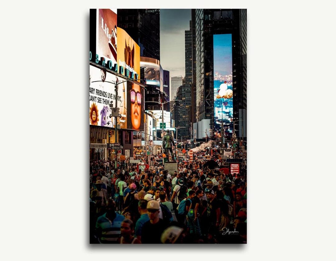 Street Photography - Times Square, New York City | Acrylic Photography ...