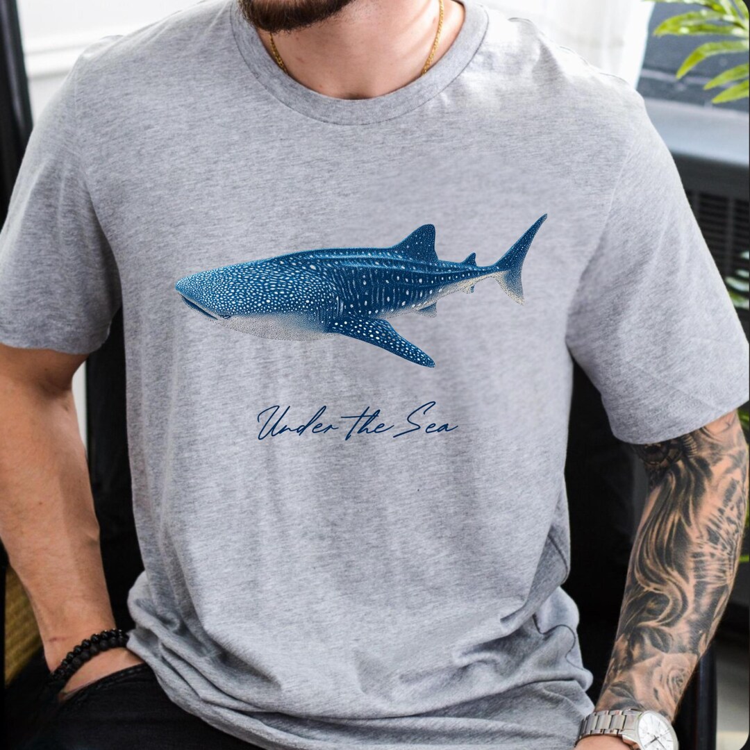 Whale Shark Graphic Tee: Beach Vibes Ocean Animal T-shirt - Etsy