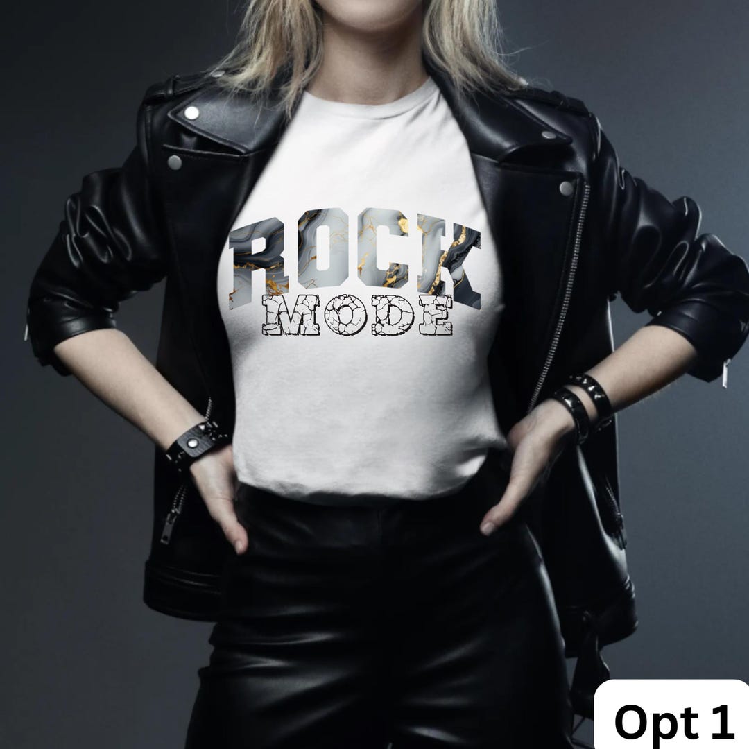 Rock Mode Activated T-shirt, High Energy Vibe, Autumn Apparel - Etsy