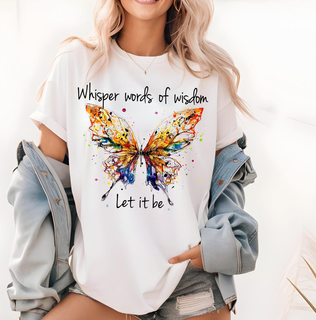 Whisper Words of Wisdom Shirt, Music Lyrics Sweatshirt, Watercolor ...