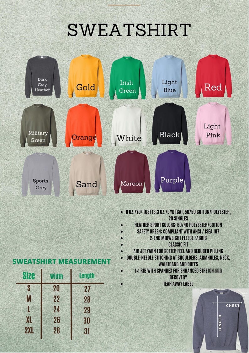 Custom Logo Front and Back Sweatshirt, Your Business Logo or Brand Logo ...