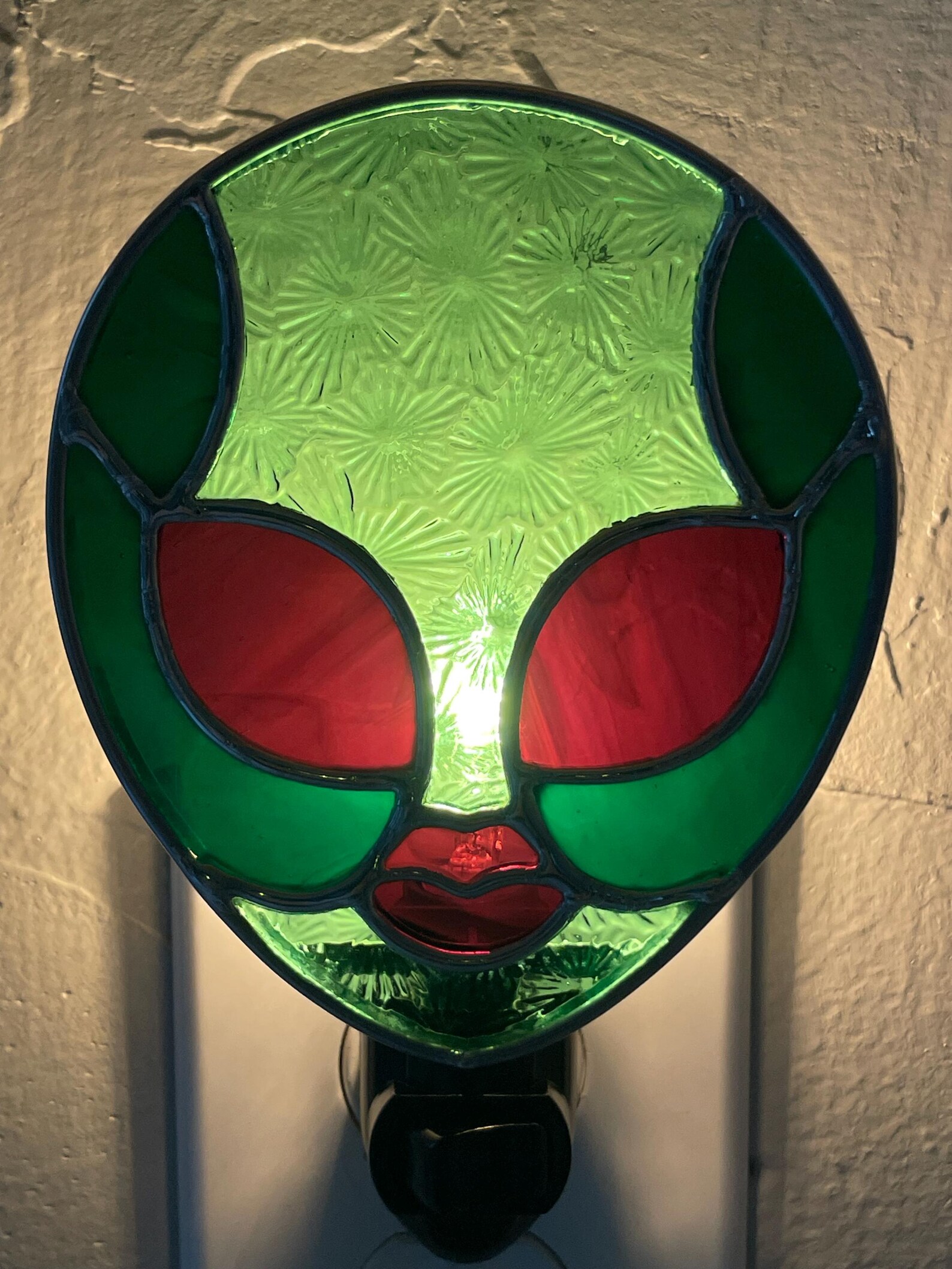 Alien Cutie Stained Glass Nightlights - GREEN - Etsy