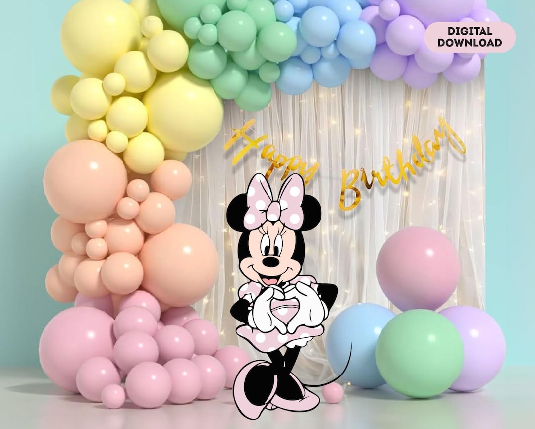 Mouse Party Cutout: Birthday Backdrop Decor (digital Download) - Etsy
