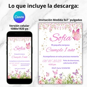 Invitacion De Mariposa, Invitacion De Cumpleaños Mariposa, Plantilla ...