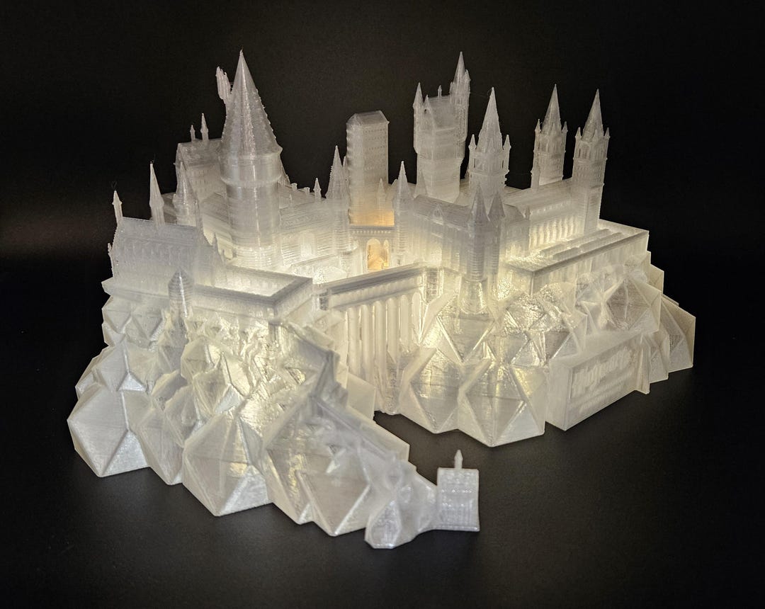 13" Wizard School Castle - Ready to Paint! - Etsy