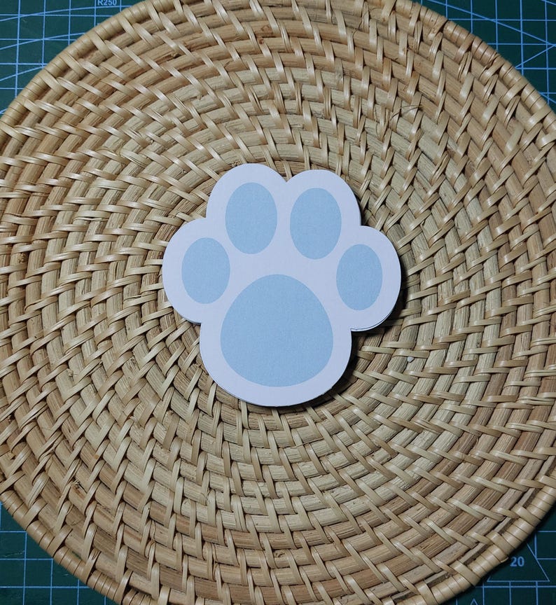 Cat Paw Print Notepads Cute Paw Shaped Notes Macaron Colored Stationery ...