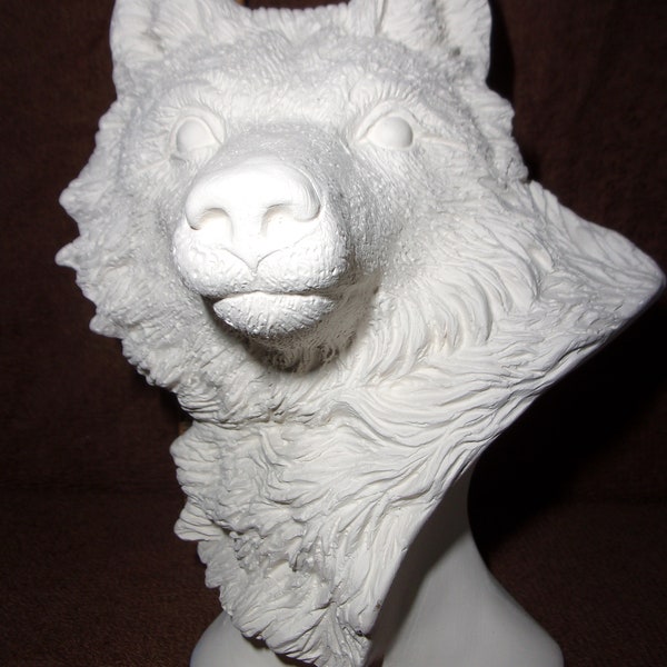 Ceramic Wolf Head - Etsy