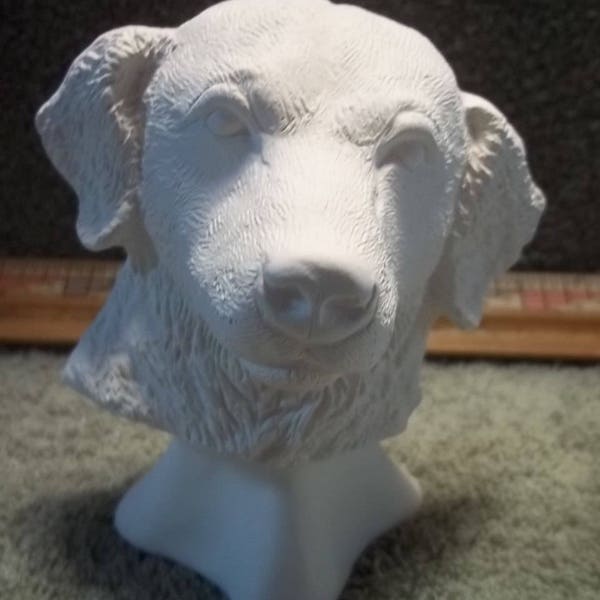 Ceramic Dog Sculpture to Paint - Etsy