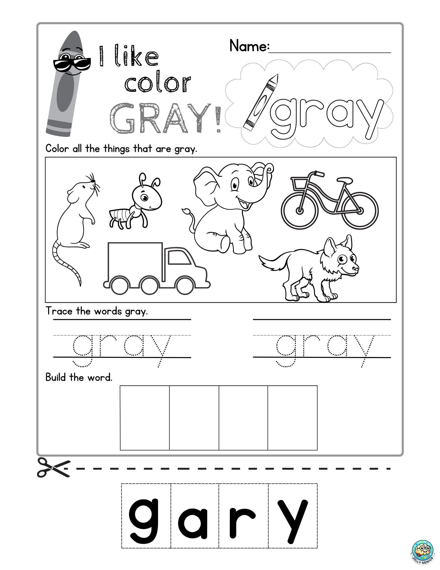 Color Worksheets for Kids | Preschool Printable Activity Pack | Learn ...
