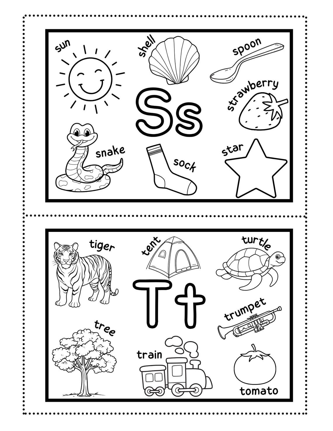 Alphabet Coloring Pages, Preschool Coloring Pages, Preschool Activity ...