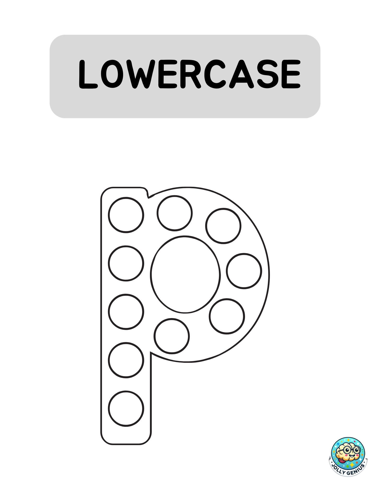Do a Dot Alphabet Printable Worksheets,uppercase and Lowercase Letters ...