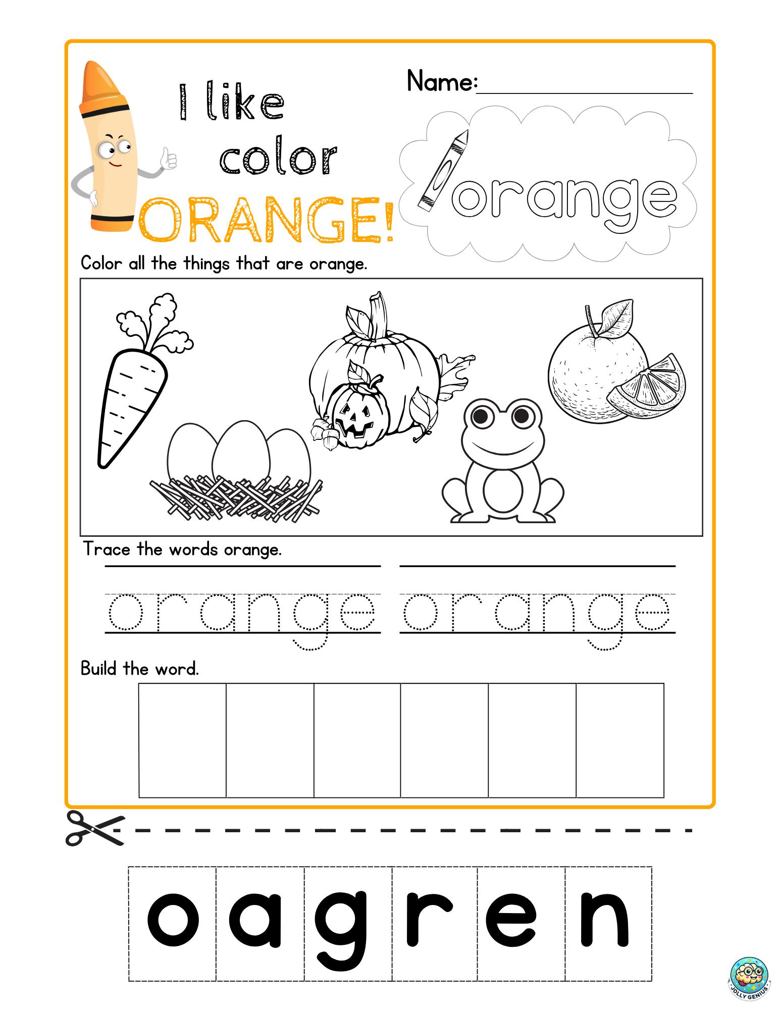 Color Worksheets for Kids | Preschool Printable Activity Pack | Learn ...