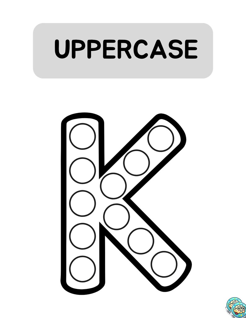 Do a Dot Alphabet Printable Worksheets,uppercase and Lowercase Letters ...