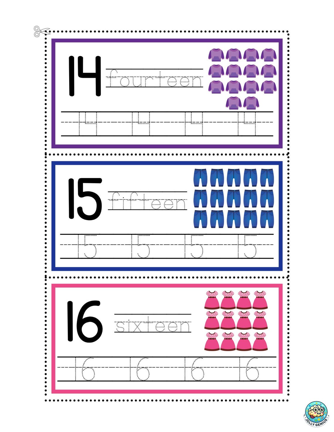 Tracing Cards Numbers 1-20 Number Practice Flashcards Preschool ...