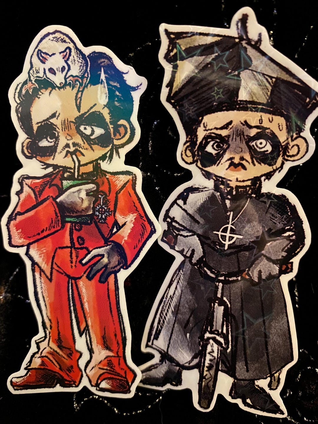 Spooky Satanic Evil Old Pope Doom Band Inspired Papa 4 Fourth Pope ...