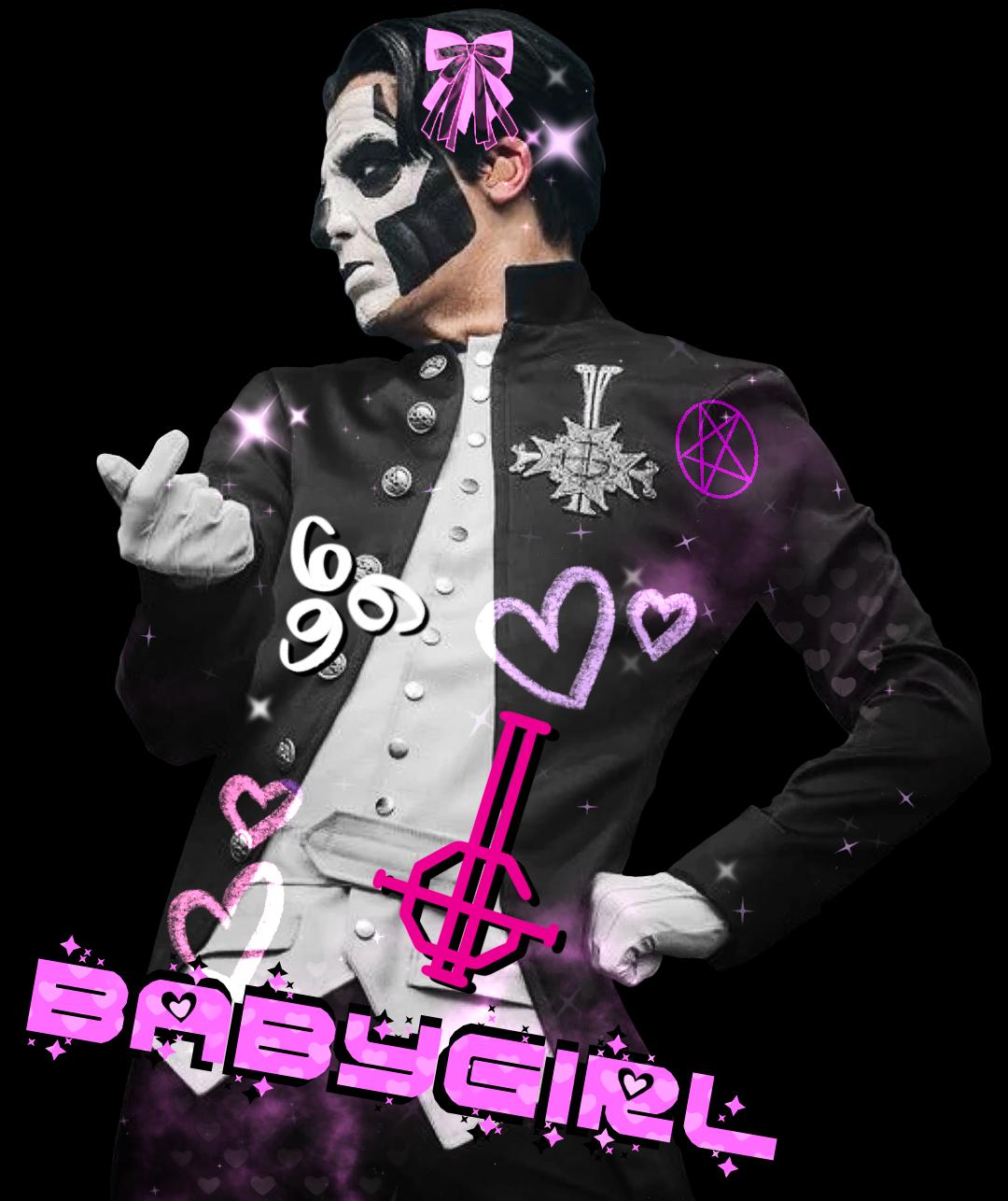 Ghost Papa Emeritus III Terzo Babygirl Metal Band Holographic Sticker ...