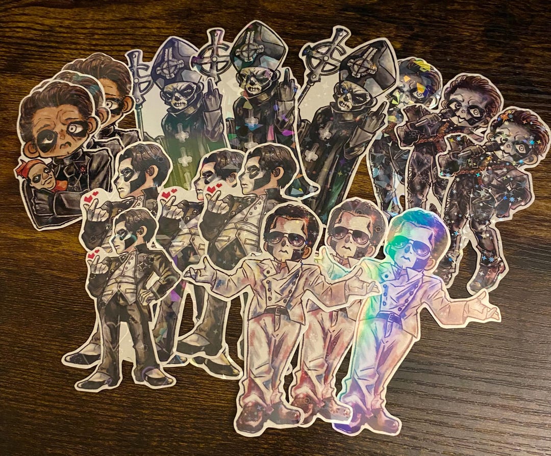 Ghost Chibi Stickers Frater Imperator Copia Papa Emeritus IV Terzo ...