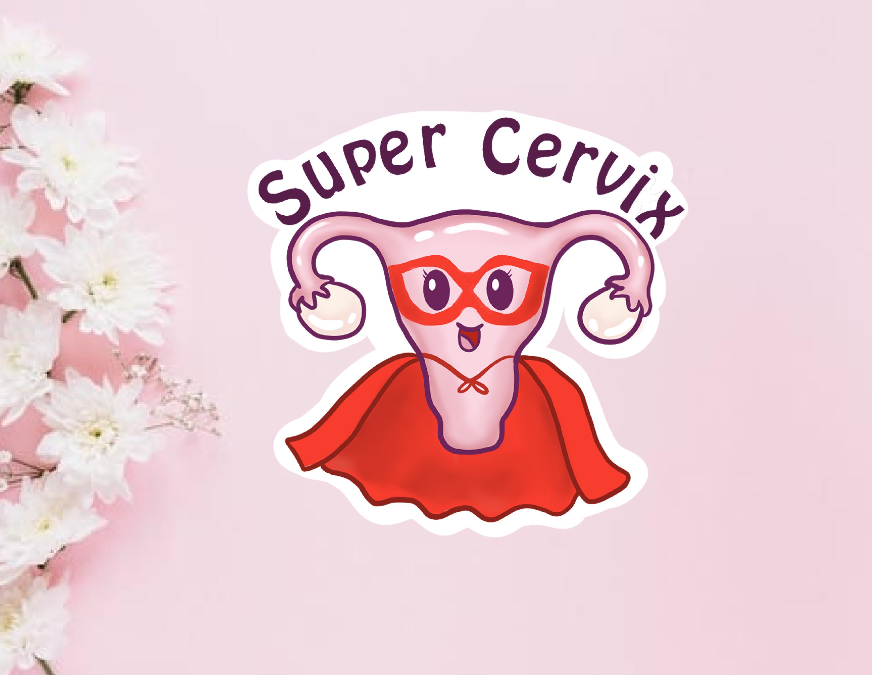 OBGYN Sticker - Cervix Superhero Design With Pun for Gynecologists, Med ...