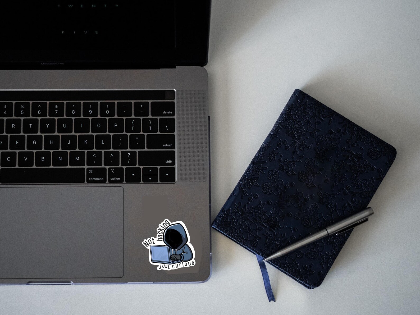 Funny Cybersecurity Sticker - ‘not Hacking, Curious’ for IT ...