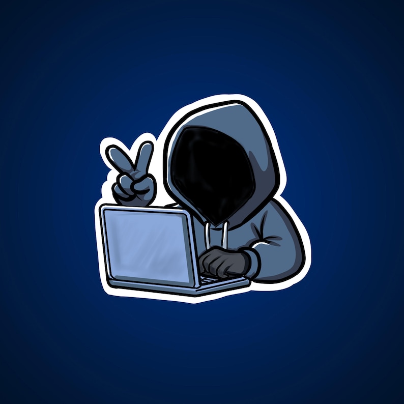 Hacker Sticker - Funny Cybersecurity Gift for Ethical Hackers ...